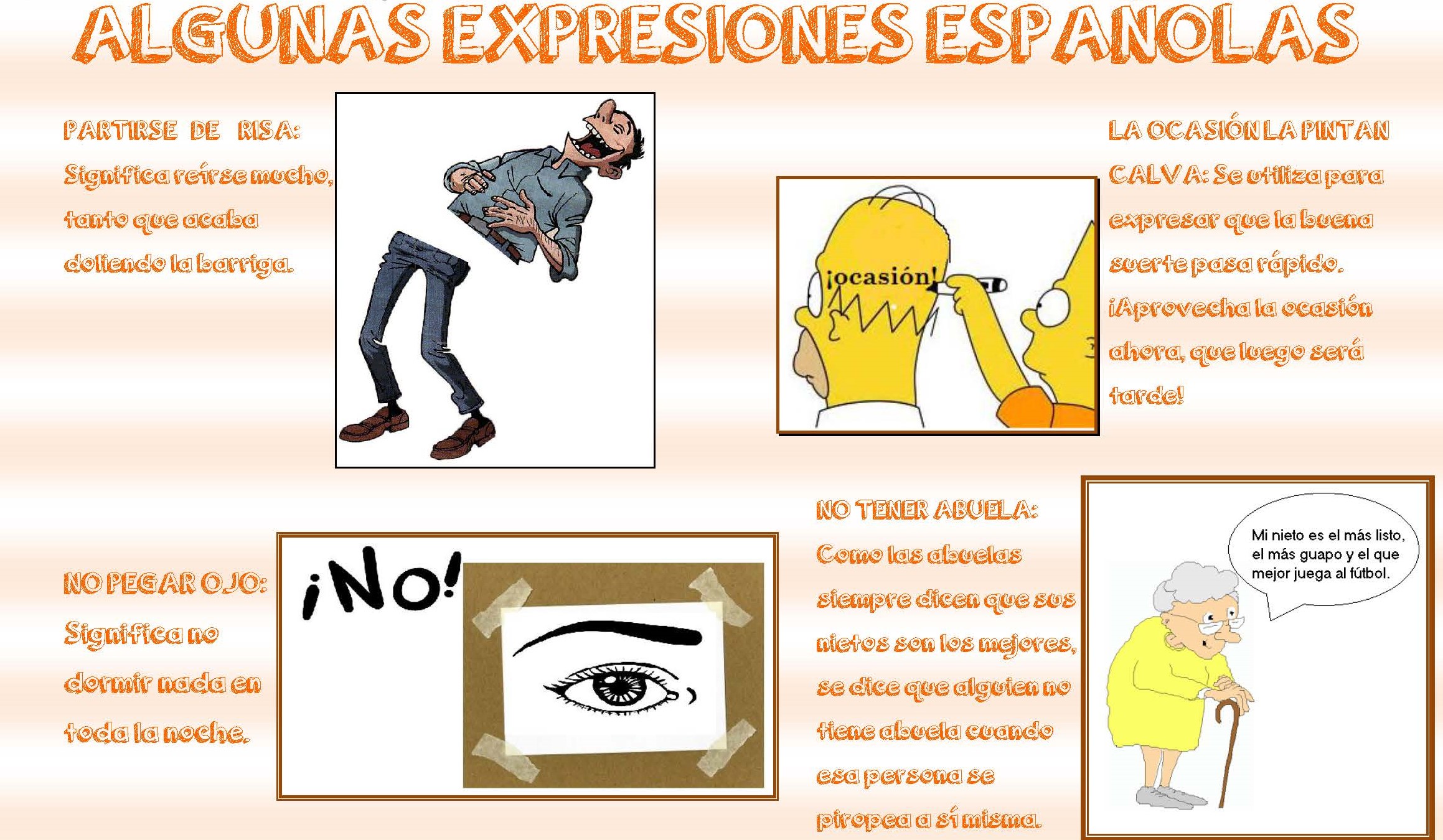 Algunas expresiones españolas - Ikas Lingua